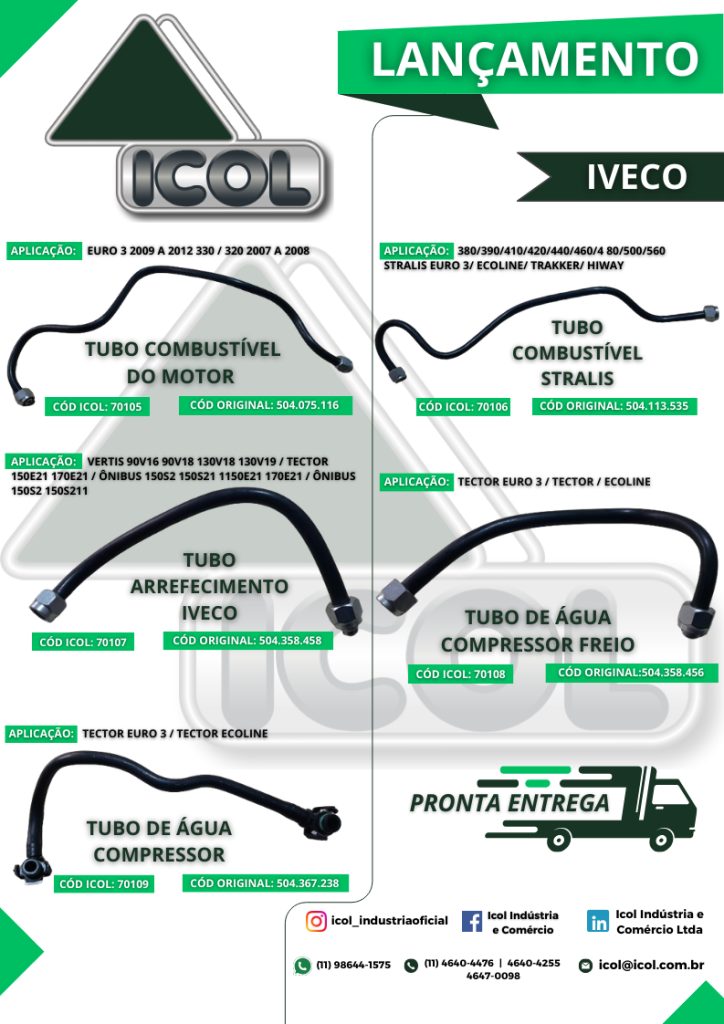 LANÇAMENTO ICOL LINHA IVECO 2024 - Icol