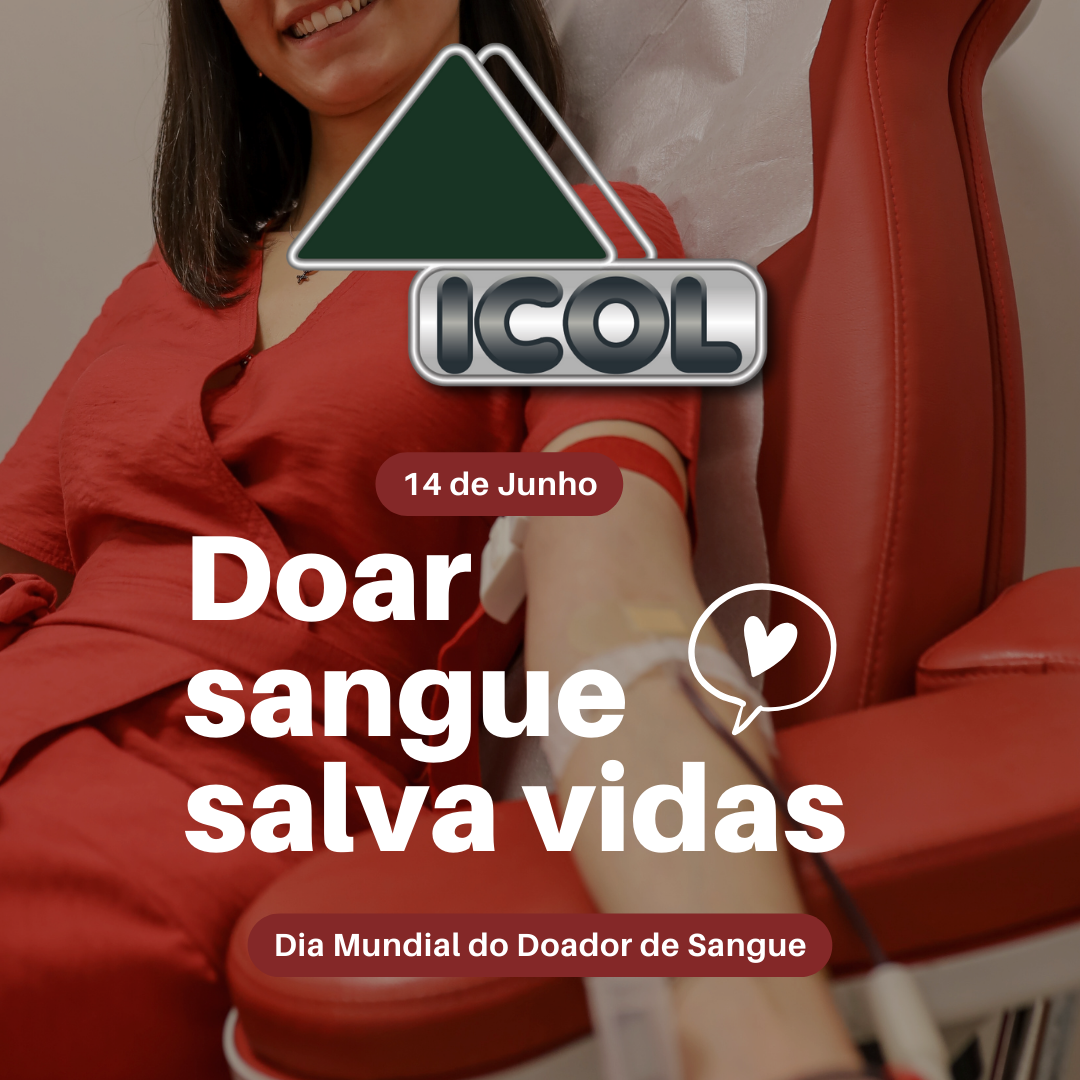 DOAR SANGUE SALVA VIDAS 🩸 - Icol