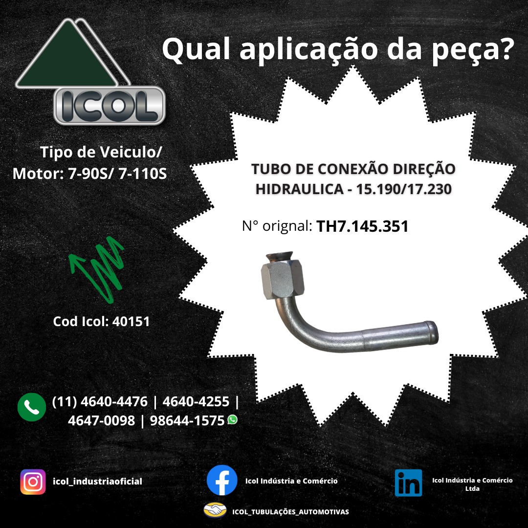 Qual a aplicação? - Icol
