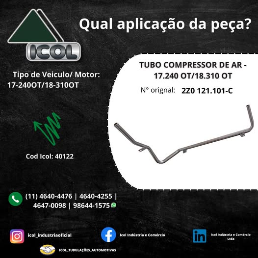 Qual a aplicação? - Icol