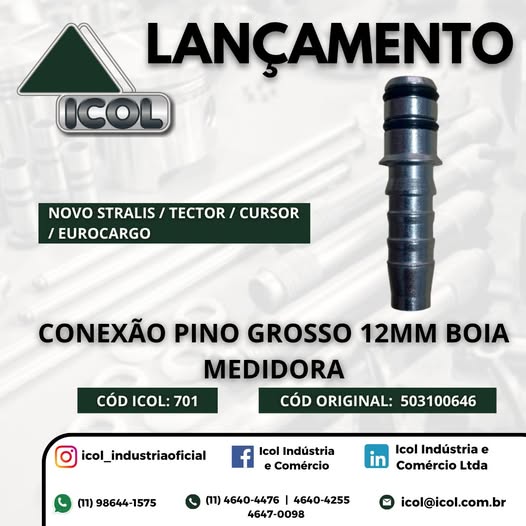 ICOL - LANÇAMENTO IVECO "PEÇAS USINADAS" 2025 - Icol